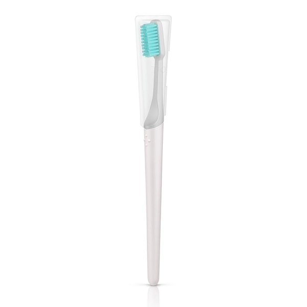 Tio Toothbrush Pebble Grey | Soft | Replaceable Head | Reusable