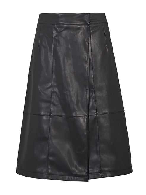 Vegan Women's Vegan Leather Wrap Sarong Skirt | Will's Vegan Store